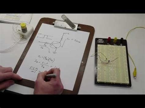 Tutorial How To Design A Transistor Circuit That Controls Low Power Devices Video Summary And