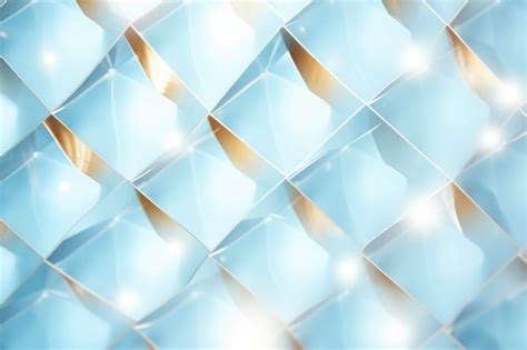 Premium Ai Image Blue Hd Geometry 3d Effect Background Wallpaper