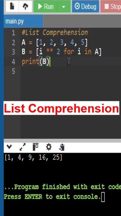List Comprehension In Python Python Coding Education