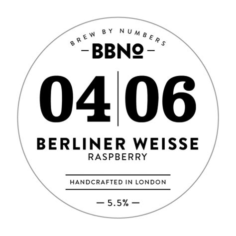 0406 Berliner Weisse Raspberry Brew By Numbers Untappd