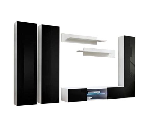 Jvmoebel Wohnzimmer Set Wohnwand Luxus Set 7tlg Wohnzimmer Hänge
