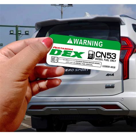 Jual PROMO Stiker Tangki Bahan Bakar RON PERTAMAX TURBO PETRONAS SHELL