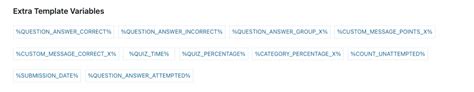 Extra Template Variables Documentation Quiz And Survey Master