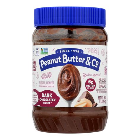 Peanut Butter And Co Dark Chocolatey Dreams Peanut Butter Non Gmo