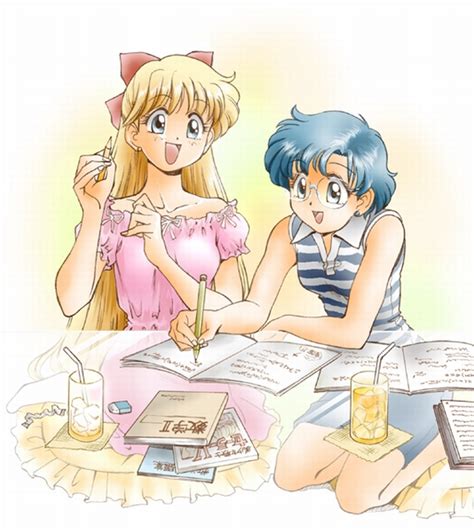 Minako And Ami Sailor Mercury Fan Art 28078031 Fanpop