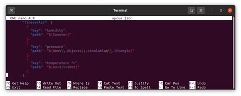 OPC UA Connector Configuration ThingsBoard网关