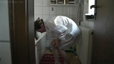 Hd You Are Pushing Out A Log And Blocking The Toilet While Spying On Your Desperate Step Mom