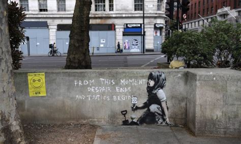 Una Nueva Obra De Banksy En El Centro De Londres Diario Vivo