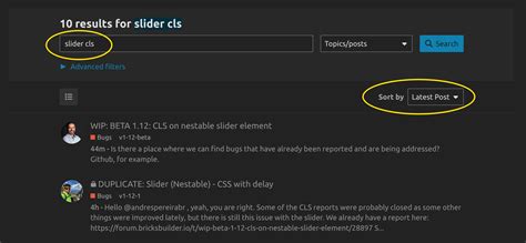 WIP BETA CLS On Nestable Slider Element Bugs Bricks Community Forum