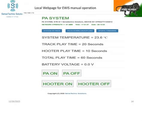 Long Distance Early Warning Alarm System 1000 Meter At ₹ 300000 Unit In Jodhpur