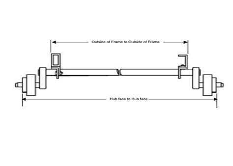 7000 Torflex Idler Axle With Side Mount Bracket