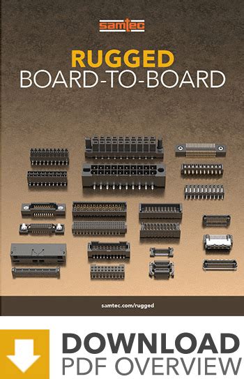 Micro Rugged Board To Board Connectors And Systems