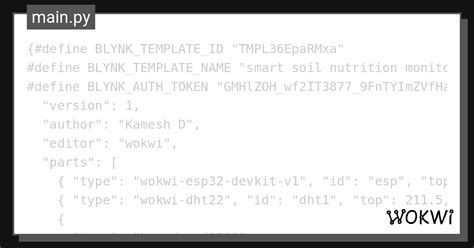 Smart Soil Nutrition Monitoring System Wokwi ESP STM Arduino Simulator