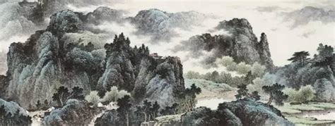 佘玉奇山水画欣赏 佘玉奇巨幅山水画 邢庚山水画 第2页 大山谷图库
