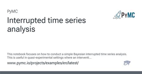 Interrupted Time Series Analysis PyMC Example Gallery