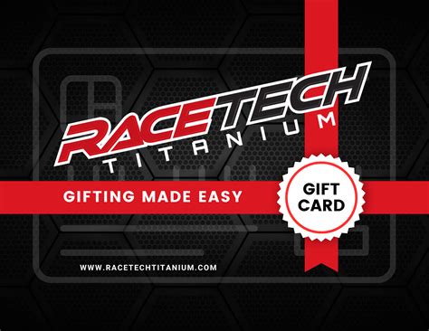 Racetech Titanium T Card Racetech Titanium