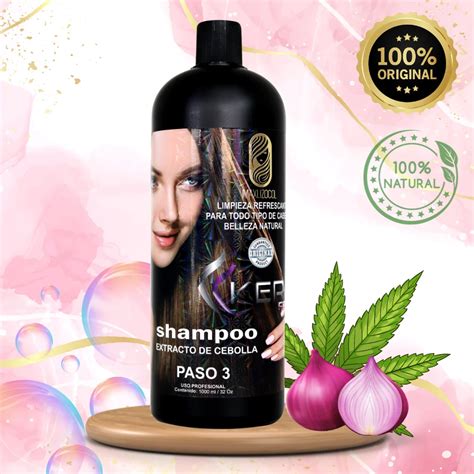Uso De Shampoo Con Extracto De Cebolla