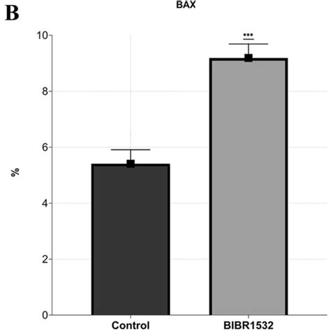 Graphical Representation Of Protein Concentrations Of A P16 B Bax And