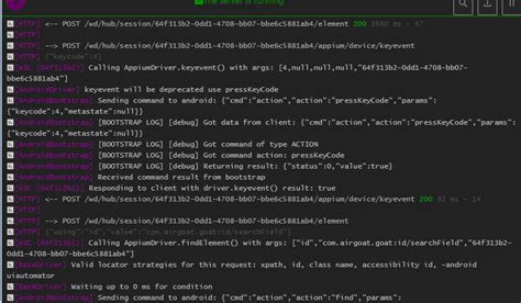 Selenium Appium Press Call Back Button Make The App Crash On Android