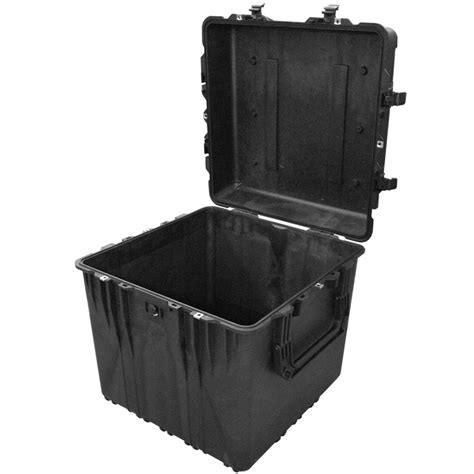 Pelican 0370 Cube Case No Foam Black