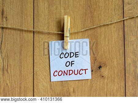 Code Conduct Symbol Image Photo Free Trial Bigstock