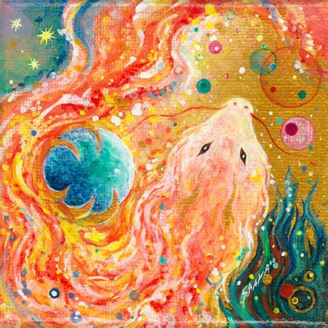 【原画：10㎝×10㎝】龍（鳳凰） Starry Art