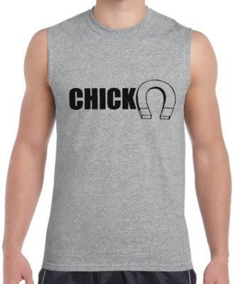 Chick Magnet Funny T Shirt Mens Sleeveless Shirt Muscle Tees Mens Cut