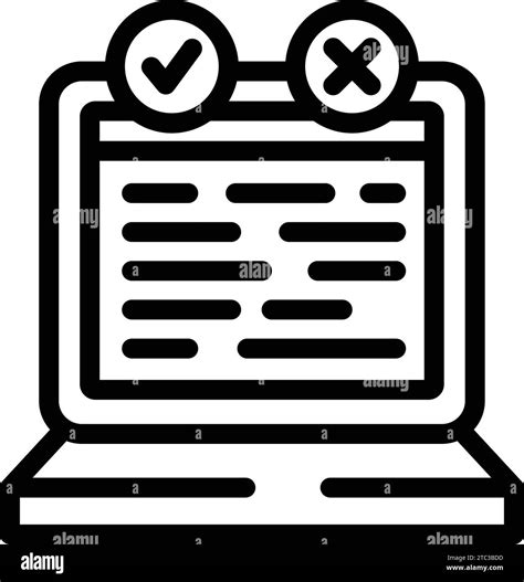 Beta Version Evaluation Icon Outline Vector Release Live Platform