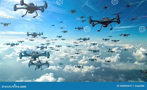 Military Drones Isolated On White Background Royalty Free Stock Image 317685496