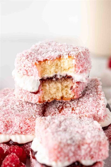 Raspberry Lamingtons Eight Forest Lane