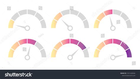 Speedometer Tachometer Indicator Icons Performance Measurement Vector Có Sẵn Miễn Phí Bản