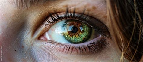 Beautiful Close Up Photo Of Eye That Is Brown On The One Side And Blue On The Other Side