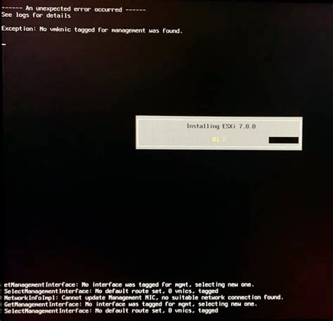 Hp 288g9 主机安装esxi67报错shutting Down Firmware Services Using Simple