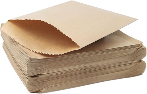 200 Bolsas De Papel Kraft Bolsas De Papel Planas De 51 X 71 Pulgadas