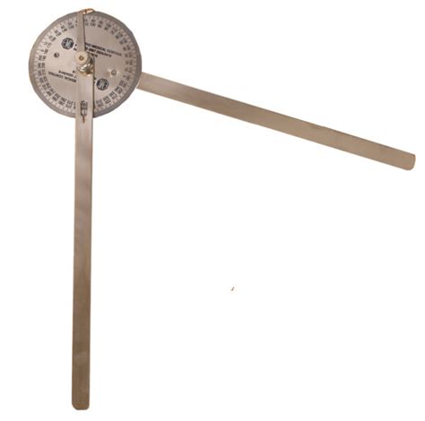 Stainless Steel Opaque Goniometer 360 Degree Electro Medical Control