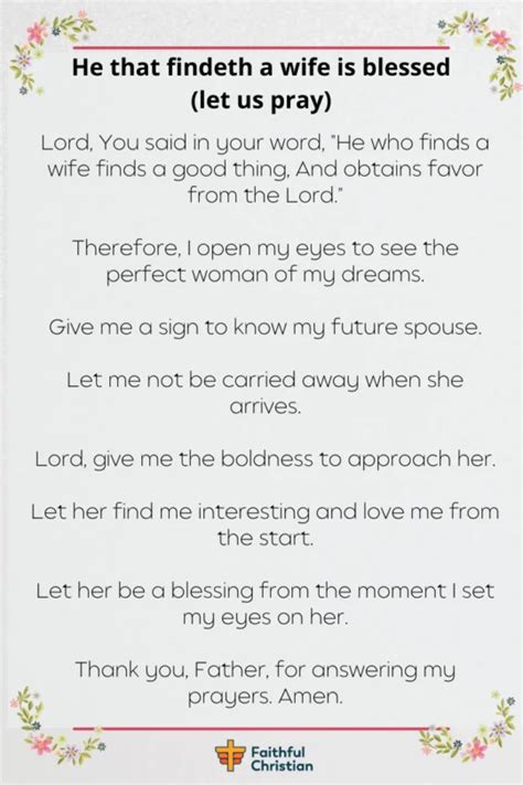 7 Prayers For My Future Wife With Bible Verses