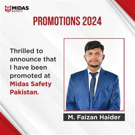 M Faizan Haider On Linkedin Promotion Careergrowth Newbeginnings Midassafety 20 Comments