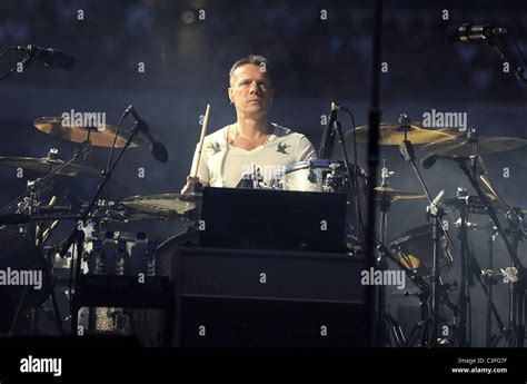 Larry Mullen Jr U2 Performing At Wembley Stadium London England 15