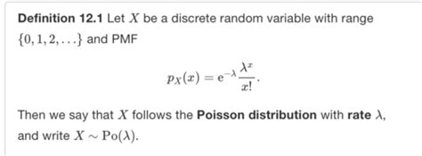 Poisson Distribution Karteikarten Quizlet