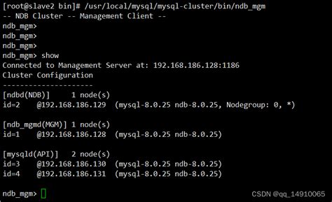 Mysql分布式集群部署 Mysql集群cluster将数据分成多个片段，每个片段存储在不同的服务器上 Csdn博客