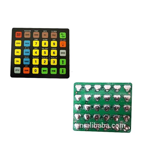 Pcb Based Push Button Stock Membrane Keypad Switch