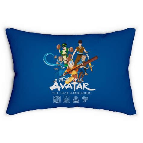 Graphic Lumbar Pillow Avatar The Last Airbender Mens Lumbar Pillow