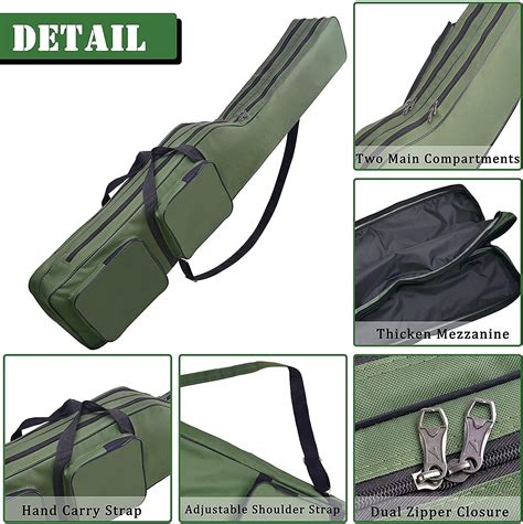 Shaddock Fishing Rod Case Fishing Rod Bag Portable Waterproof Fishing