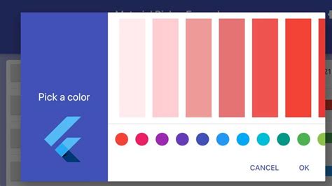 a flutter package for displaying common picker dialogs flutter light
