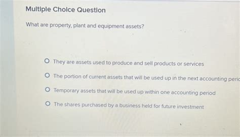 Multiple Cholce Question What Are Property Studyx