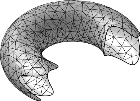 Mesh For The Model Problem Using Geometric Interpolation Order