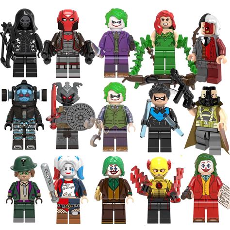 บล็อคตัวต่อ จัสติซ ลีก รวมแก๊งค์วายร้าย ตัวต่อเลโก้ Justice League Dc