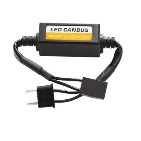YULLING 2Pcs H7 LED ไฟหนาอะแดปเตอรถอดรหส Canbus Anti Flicker Harness