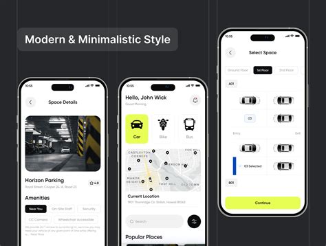 Filllo Parking Space Booking App Ui Kit Ui Kits — Ui Custom