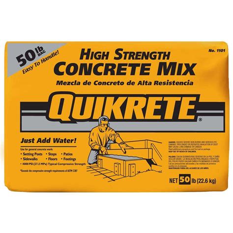 Quikrete 50 Lb High Strength Concrete Mix Hardwareandtools Online Store